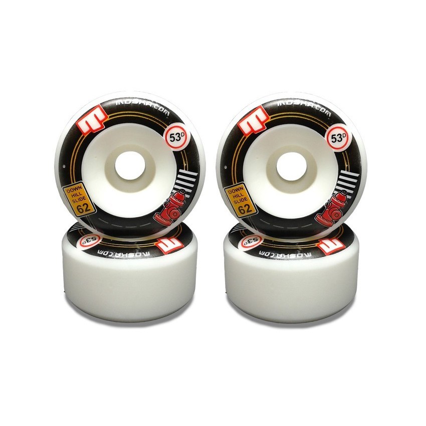 RODA SKATE MOSKA DOWNHILL SLIDE 62MM 53D BRANCA – The Point